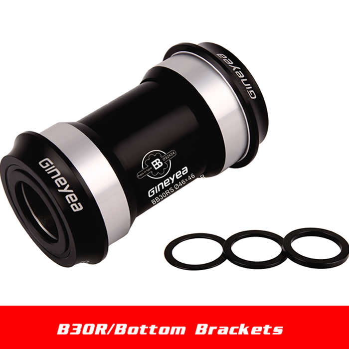 GINEYEA BB30 46 mm 68-73 mm roulement scellé vilebrequin intégré Poids léger Sous-corte en aluminium